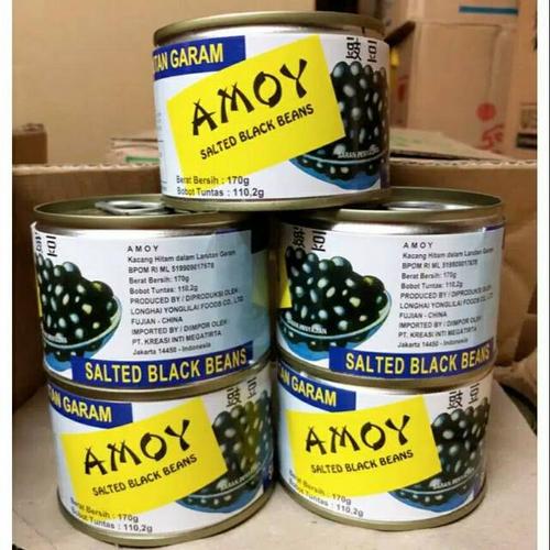 Jual Amoy Black Bean Taosi 170gr Kacang Hitam Kaleng - Kota Surabaya ...