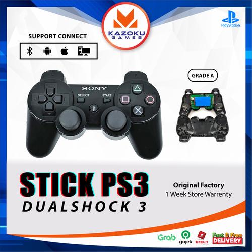 Jual STICK PS3/DUALSHOCK/CONTROLLER PS3 ORI PABRIK HITAM - DUA MOTOR ...