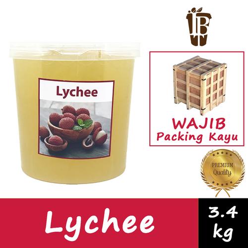 Jual Popping Boba Lychee Topping Minuman Bubble Leci Impor Taiwan - 3,4 ...