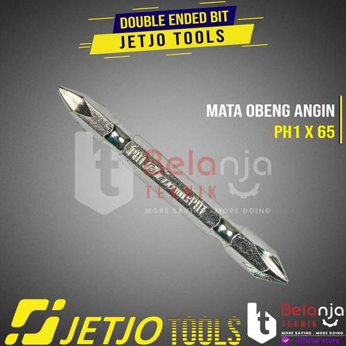 Jual JETJO TOOLS Double Ended Bit PH1 X 65 Mata Obeng Angin PH1 X 65 ...