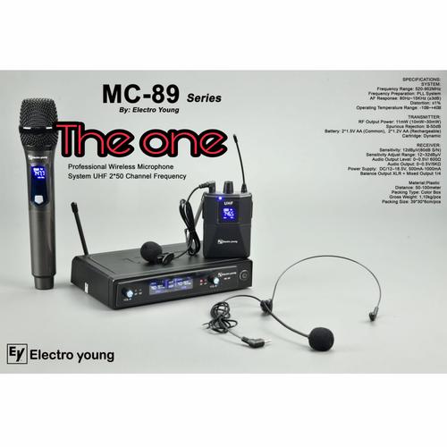 Jual MIC WIRELESS ELECTRO YOUNG MC89 MC 89 ORIGINAL CLIP ON HANDLE ...