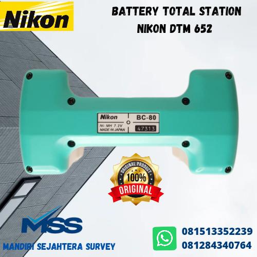 Jual BATTERY TOTAL STATION NIKON DTM 652 / BATRE TS NIKON DTM-652 (BC ...