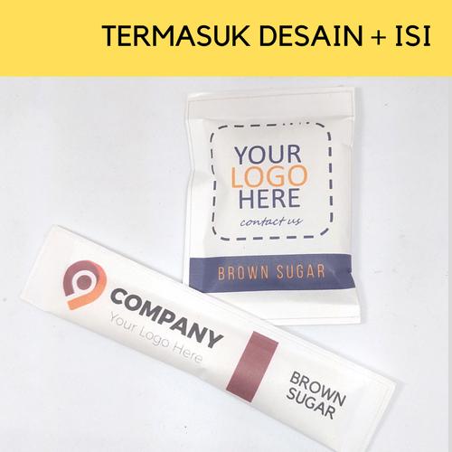 Jual GULA MERAH SACHET DESAIN CUSTOM+INSTANSI DAN LOGO. UNTUK HOTEL ...