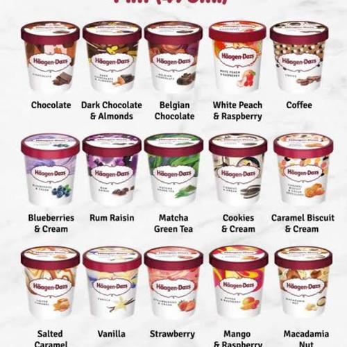 Jual haagen dazs ice cream 473 ml murah promo murah - Kota Bandung ...