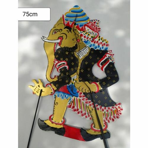 Jual WAYANG GANESHA BATARA GANA WAYANG KULIT KERTAS MAINAN ANAK HIASAN ...