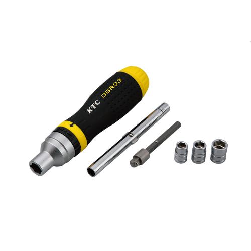 Jual Obeng Ratchet Mata Socket 7 8 10 mm DBR03 KTC Screwdriver Sock Set ...