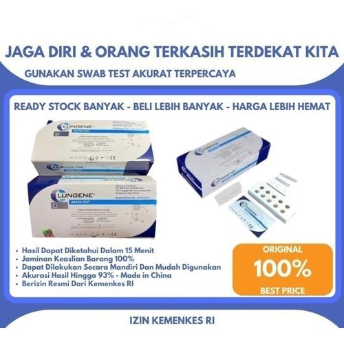 Jual Alat Tes Swab Antigen Covid Omicron Clungene Lungene Kemenkes AKL ...