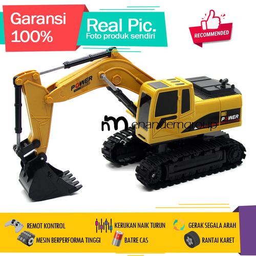 Jual Mainan Mobil Remot Kontrol RC Beko Excavator Truk Model - Coklat ...