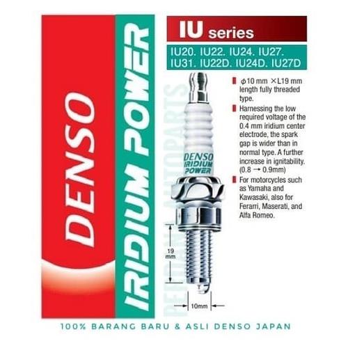 Promo Busi DENSO Iridum Power IU27 Original Made in Japan - Jakarta ...