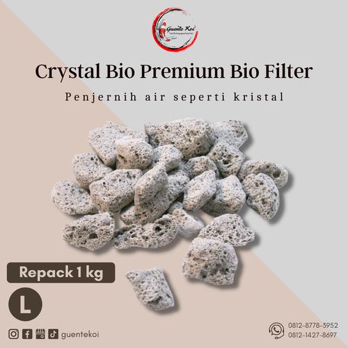 Jual Premium Bio Filter - Media Filter Biologi Crystal Bio Repack 1 kg ...