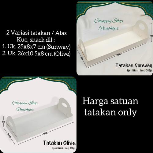 Jual Tatakan Bolu Gulung Alas Snack Tatakan Olive Tatakan sunway Alas ...