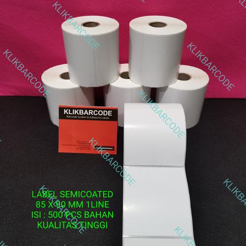 Jual STICKER KERTAS LABEL PRINTER BARCODE 85 X 90 MM - 1 LINE ...