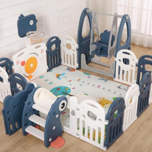 Jual Playground Indoor Set Pagar Uk 155*155 Ayunan Perosotan Ring ...