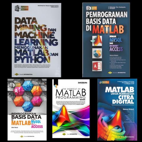 Jual Buku paket matlab matlab basis data matlab python matlab 5in1 ...