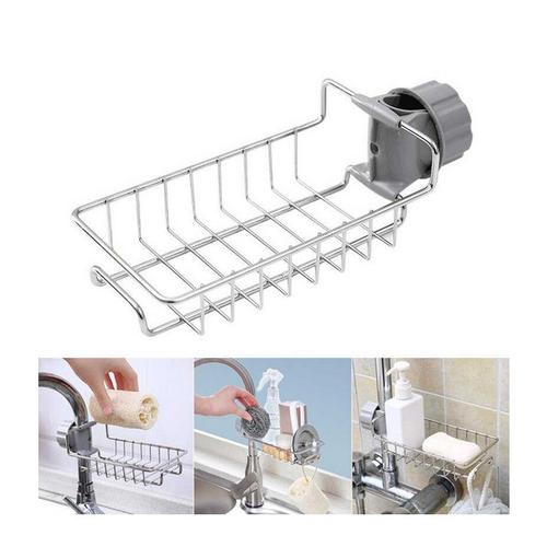 Jual Rak Wastafel Tempat Simpan Sabun Sampo Spons Gantung Kran Kamar ...