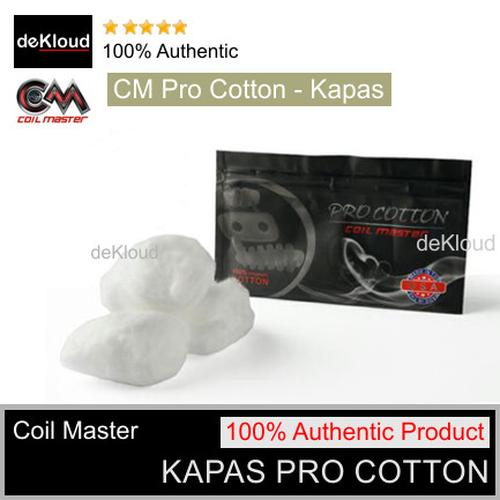 Promo Authentic Coil Master Pro Cotton | natural kapas organik flavor ...