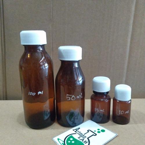 Jual Botol coklat sample, botol kaca 10 ml, 15 m, 50 m, 100 ml - 10 ML ...