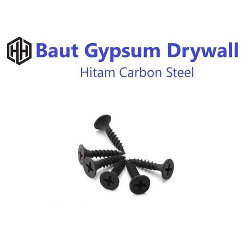 Jual Baut M2 Gypsum Drywall Self Tapping Verseng Baja Hitam BG2 - M2 x ...