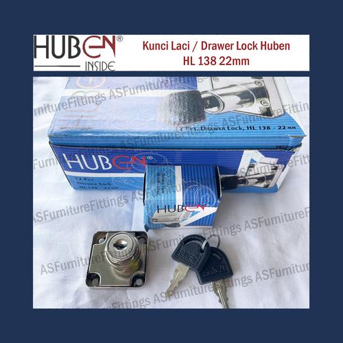 Jual Kunci Laci / Drawer Lock Huben HL 138 22mm - Jakarta Utara - AS furniture fittings | Tokopedia