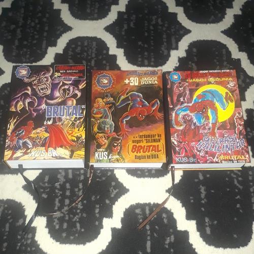 Jual komik jadul Labah Labah Merah Brutal 1, 2 dan 3 karya Kus BR - Kab ...