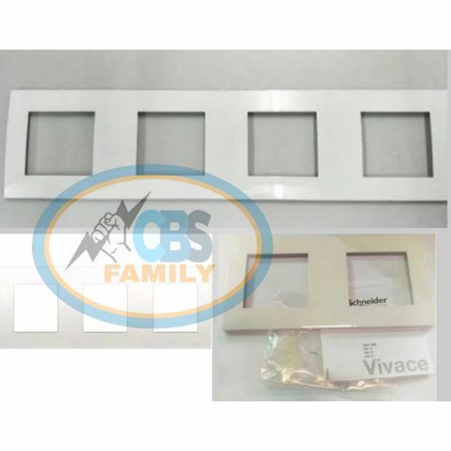 Jual Schneider Vivace Putih Bingkai Frame Saklar 2Gang 3Gang 4Gang ...