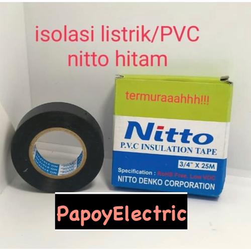 Jual Termurahh!!! isolasi nitto original / isolasi listrik nitto pvc ...