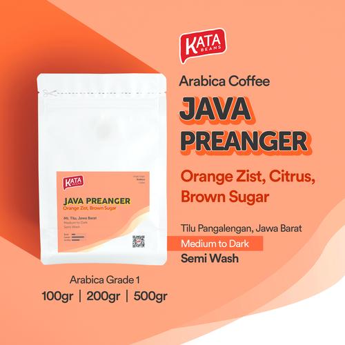 Jual Kopi Arabika Java Preanger Tilu, Kata Beans - 100 gram, Biji (B ...