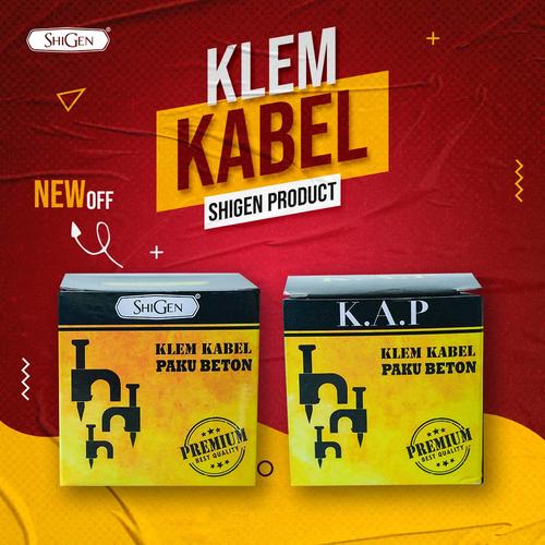 Jual KLEM KABEL PAKU BETON 7 MM K.A.P 1 KOTAK ISI 50 PREMIUM QUALITY ...