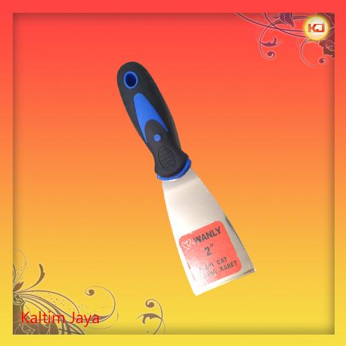 Jual Kape Besi Gagang Karet 2 Inch Scrapper / Kapi Cat / Pisau Dempul ...