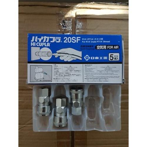 Jual Nepel Fitting Angin Air Nitto Kohki Cupla Coupler Brass 20PF - 20SF - Jakarta Barat ...