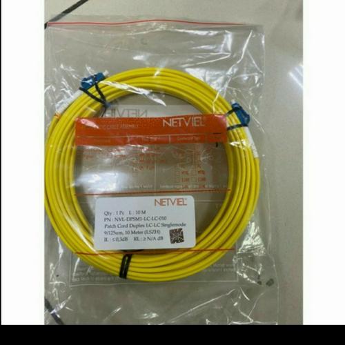 Jual Netviel FO patch Cord LC LC 20M SM 9/125um Duplex/Fiber Optik LCLC ...