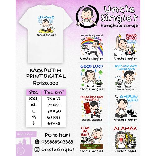 Jual KAOS UNCLE SINGLET - Jakarta Barat - Ehipassiko Foundation | Tokopedia