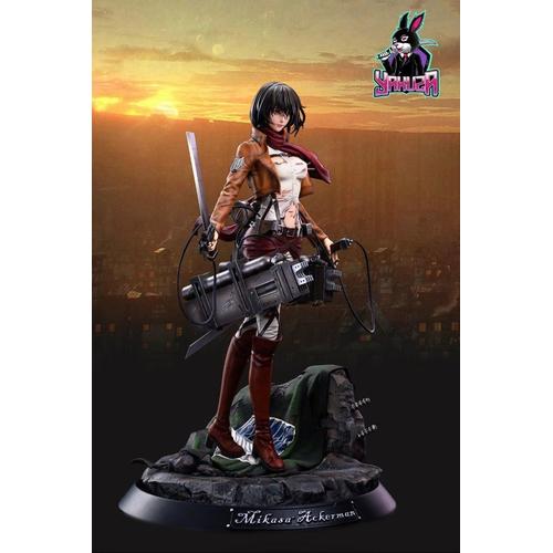 Jual Attack On Titan Yakuza Studio Mikasa Ackerman Gk Resin Statue ...