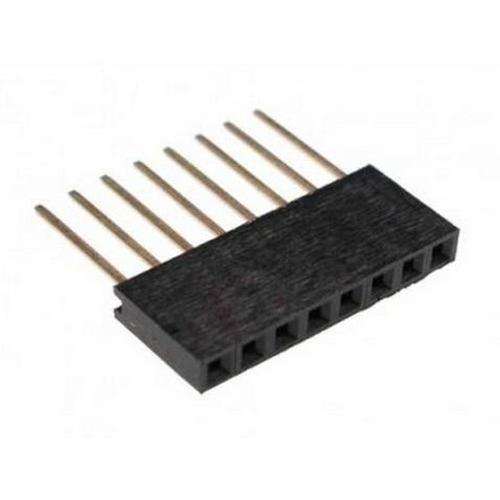 Jual 8 Pin 8P 2.54mm 10mm Long Needle Female Header Stackable for ...