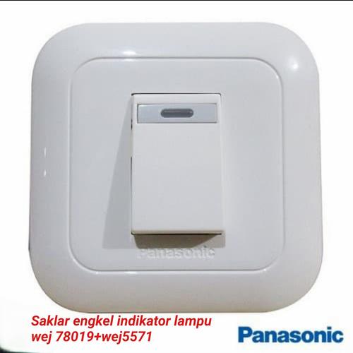 Jual Saklar engkel panasonic dengan indikator lampu wej78019+wej5571 ...