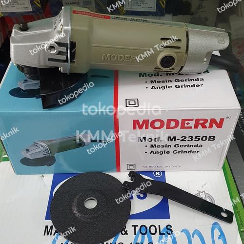 Jual MESIN GERINDA TANGAN MODERN M2350B M2350 2350 4" ANGLE GRINDER ...
