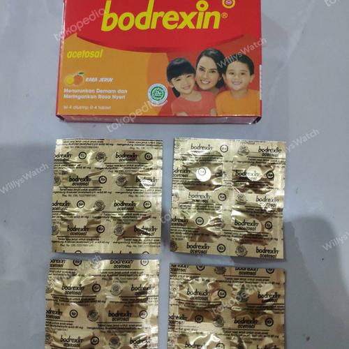 Jual BODREXIN ACETOSAL RASA JERUK BOX Menurunkan demam dan meringankan ...