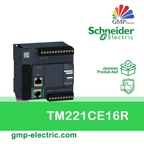 Jual TM221CE16R Modicon M221 PLC Schneider 16 I/O Relay Output Ethernet ...