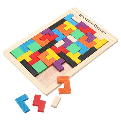 Jual Mainan Puzzle Tangram Tetris Mainan Tetris Mainan Asah Otak ...