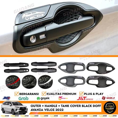 Jual Paket Outer Handle Tutup Tangki Veloz 2022 Hitam Doff Premium Sport - Jakarta Pusat ...