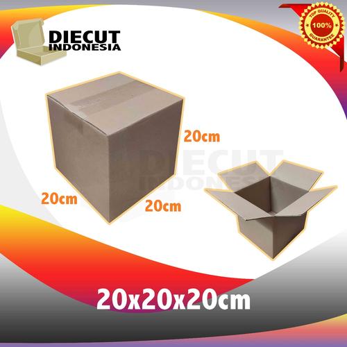 Jual Box 20x20x20 cm kardus kotak baru packing packaging polos sheet ...