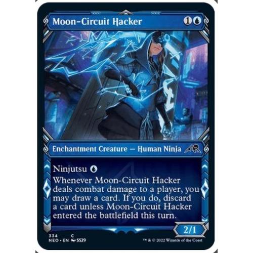 Jual MTG | Moon-Circuit Hacker | Kamigawa: Neon Dynasty | (Showcase ...