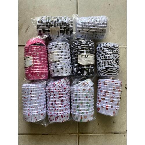 Jual Round cupcake/ Alas Roti Bulat/ Alas Garlic Cheese Bread Motif 8 ...