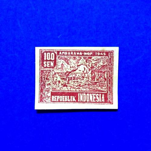 Jual Prangko Indonesia 100 sen Seri Revolusi 1946.(imperf.) - Kota ...