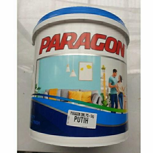 Jual cat tembok dinding rumah Interior paragon galon 5 kg warna putih ...