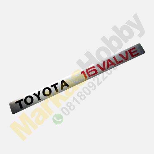 Jual Stiker Toyota Corolla Twin Cam 16 Valve Mesin Set - Kab. Bandung ...
