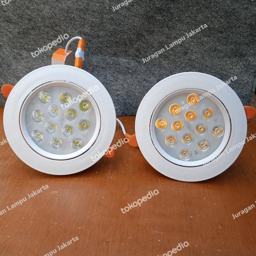 Jual LAMPU DOWNLIGHT 12 WATT 12 MATA LED CEILING LIGHT 12W 12MATA ...