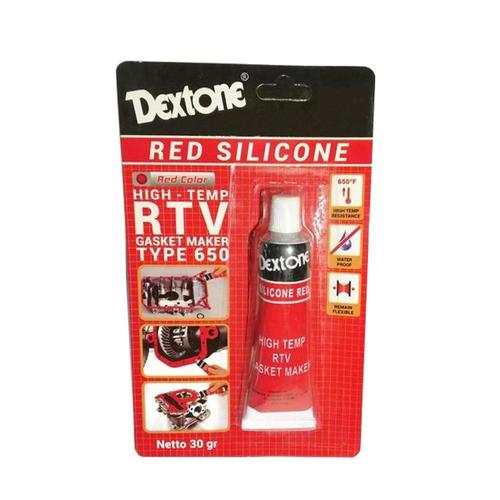 Jual LEM DEXTONE RED SILICONE 70gr - LEM TAHAN PANAS / LEM GASKET ...