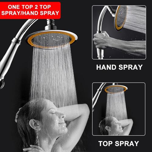 Jual (KIM) Kepala Shower Besar Bulat Rainfall 6 inc Shower Tanpa Bobok ...