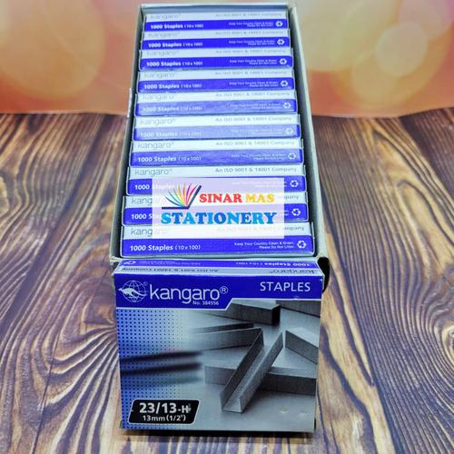 Jual Kangaro Isi Staples 23/13| Isi Steples Stapler Jilid Buku 13 mm(1/ ...